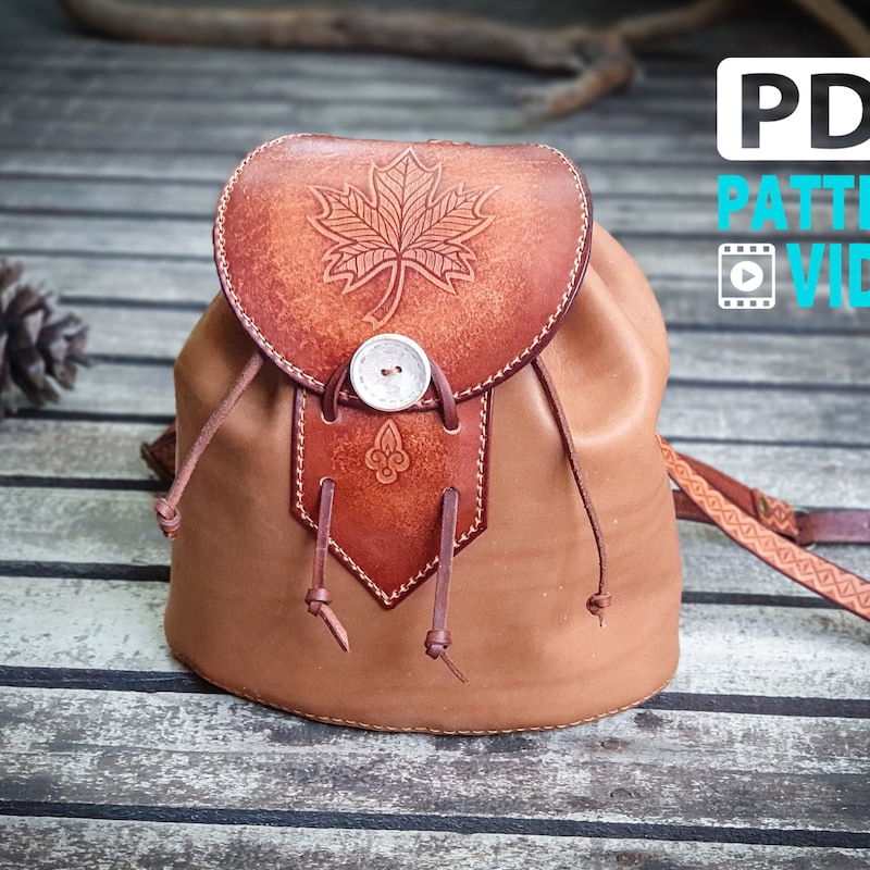 Leather Backpack Pattern - Etsy