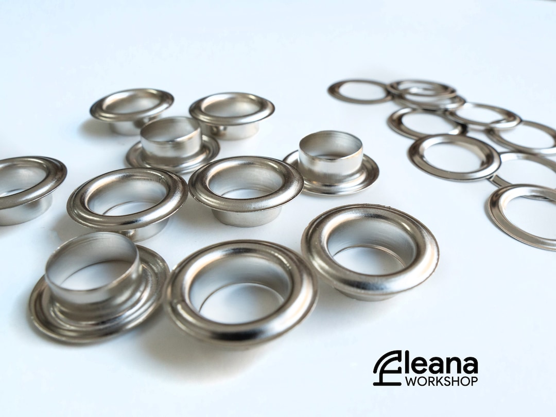 Nickel Brass Eyelets 15mm | VL60 Size Grommet/ Eyelets - Etsy