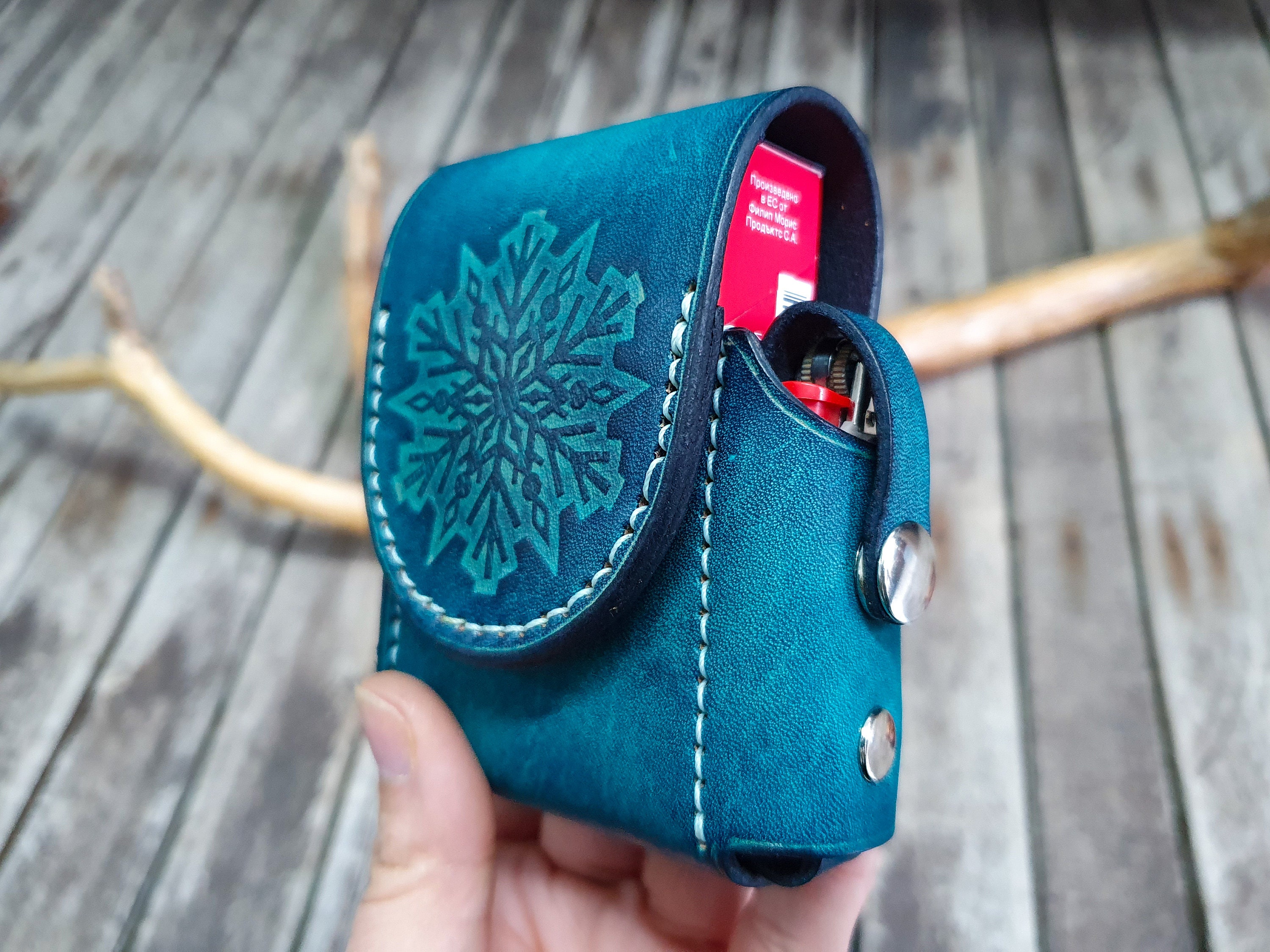 Leather Pattern / Cigarette Case With Small Lighter Slot / PDF - Etsy