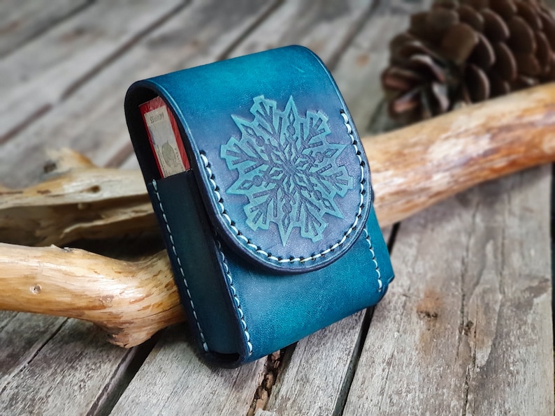 Leather Pattern / Cigarette Case With Small Lighter Slot / PDF - Etsy