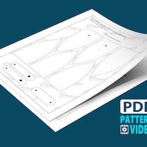 ACORN Leather Bag Pattern in TWO Sizes | Christmas Bag Pattern | PDF ...