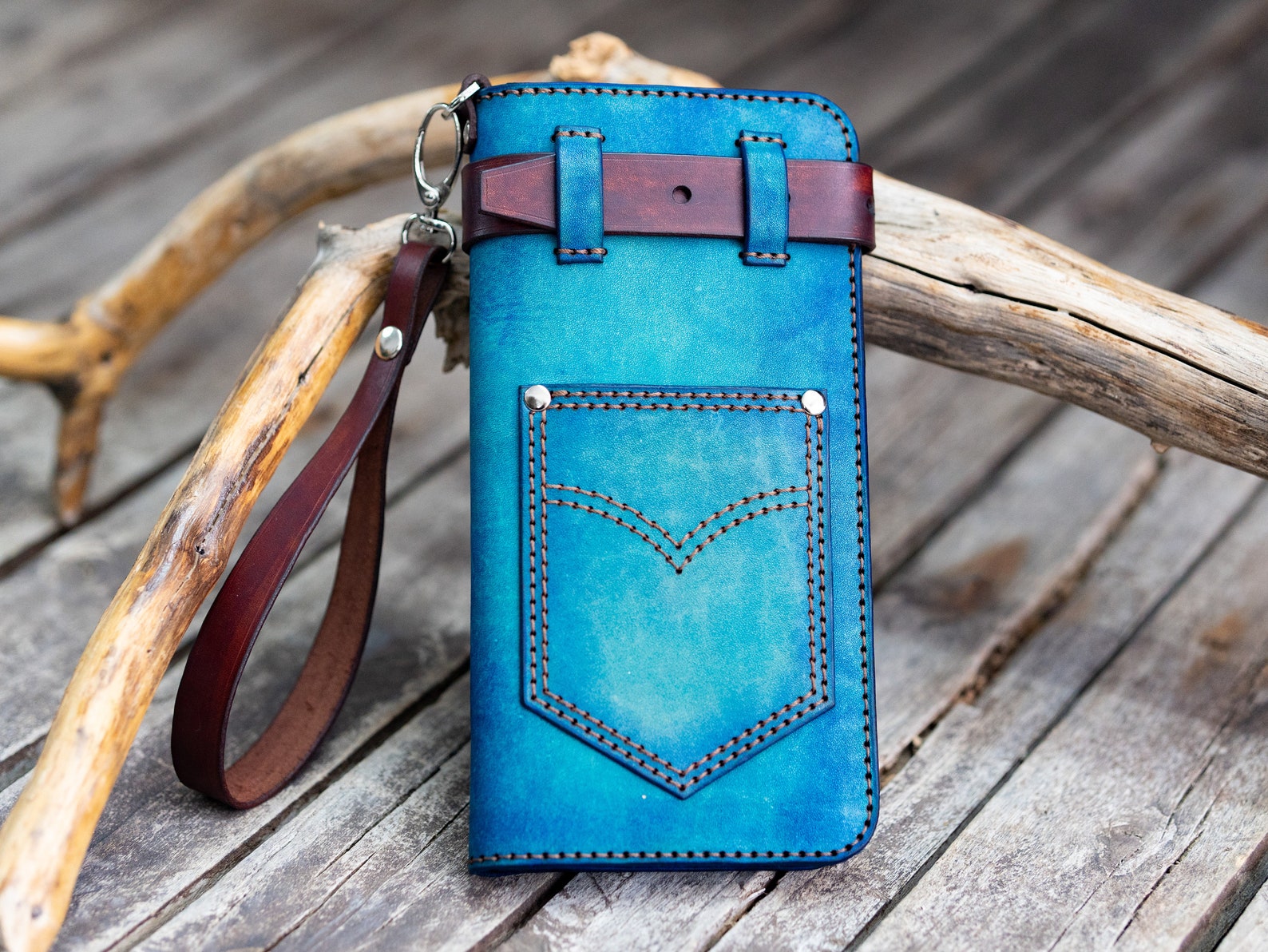JEANS Long Wallet Leather Pattern / PDF Pattern for Leather Crafting - Etsy