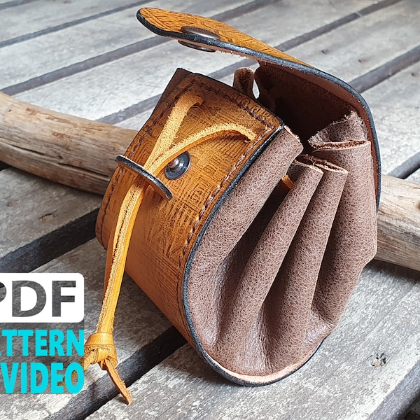 Leather Dice Pouch Pattern - Etsy