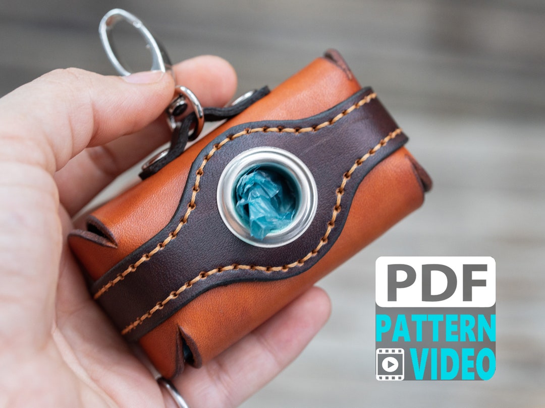 PDF Leather Pattern | Leather Dog Poop Bag Case | Digital File - Etsy
