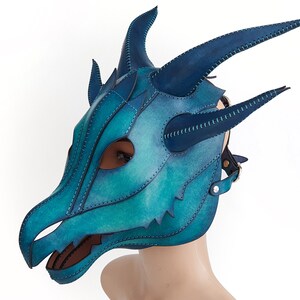 PDF Leather Therian Dragon Mask Pattern, Cosplay Dragon Head Pattern ...
