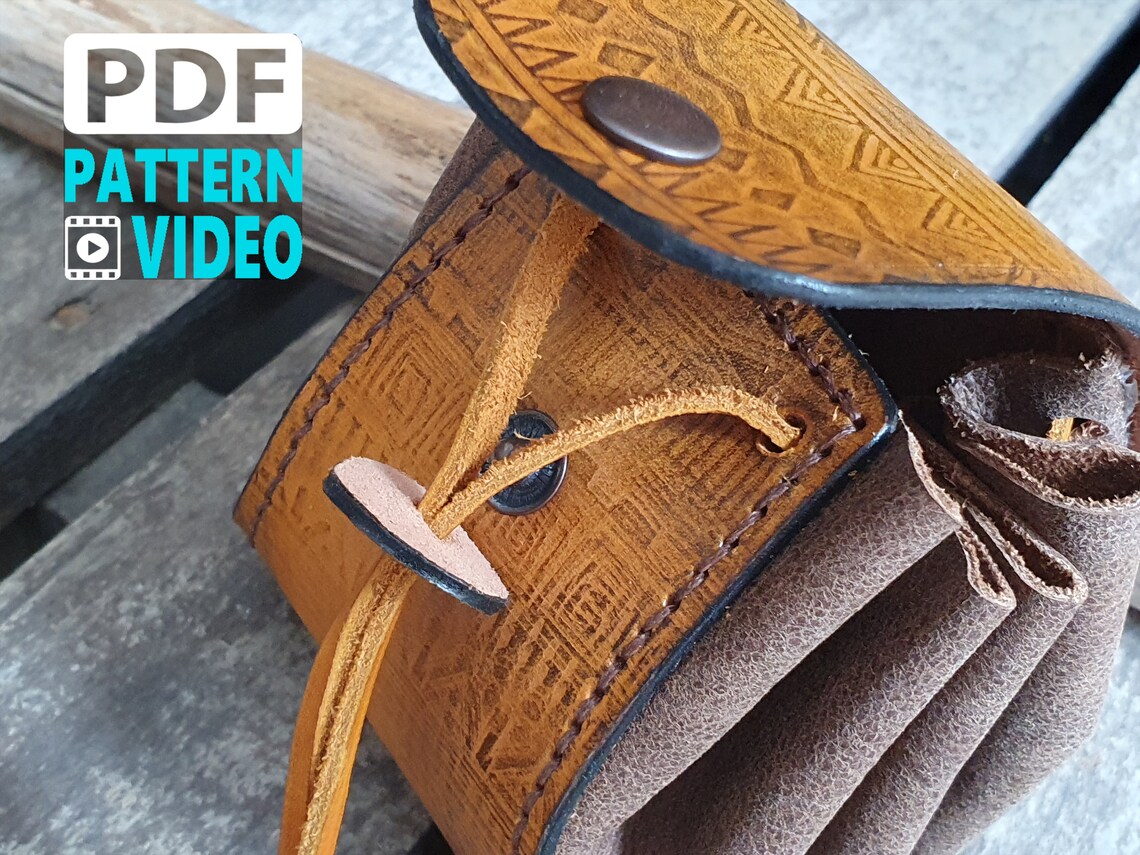 PDF Leather Drawstring Pouch Pattern / Dice Pouch Pattern / - Etsy