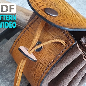 PDF Leather Drawstring Pouch Pattern / Dice Pouch Pattern / Video ...
