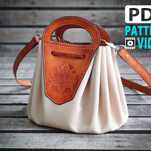 PDF Pattern. Leather BUCKET Hand Bag With Video - Etsy