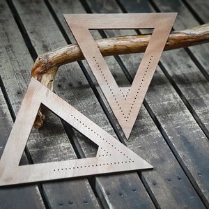 Triangular Wooden Handles for Bags, Plywood Handles for Tote Bags - Etsy