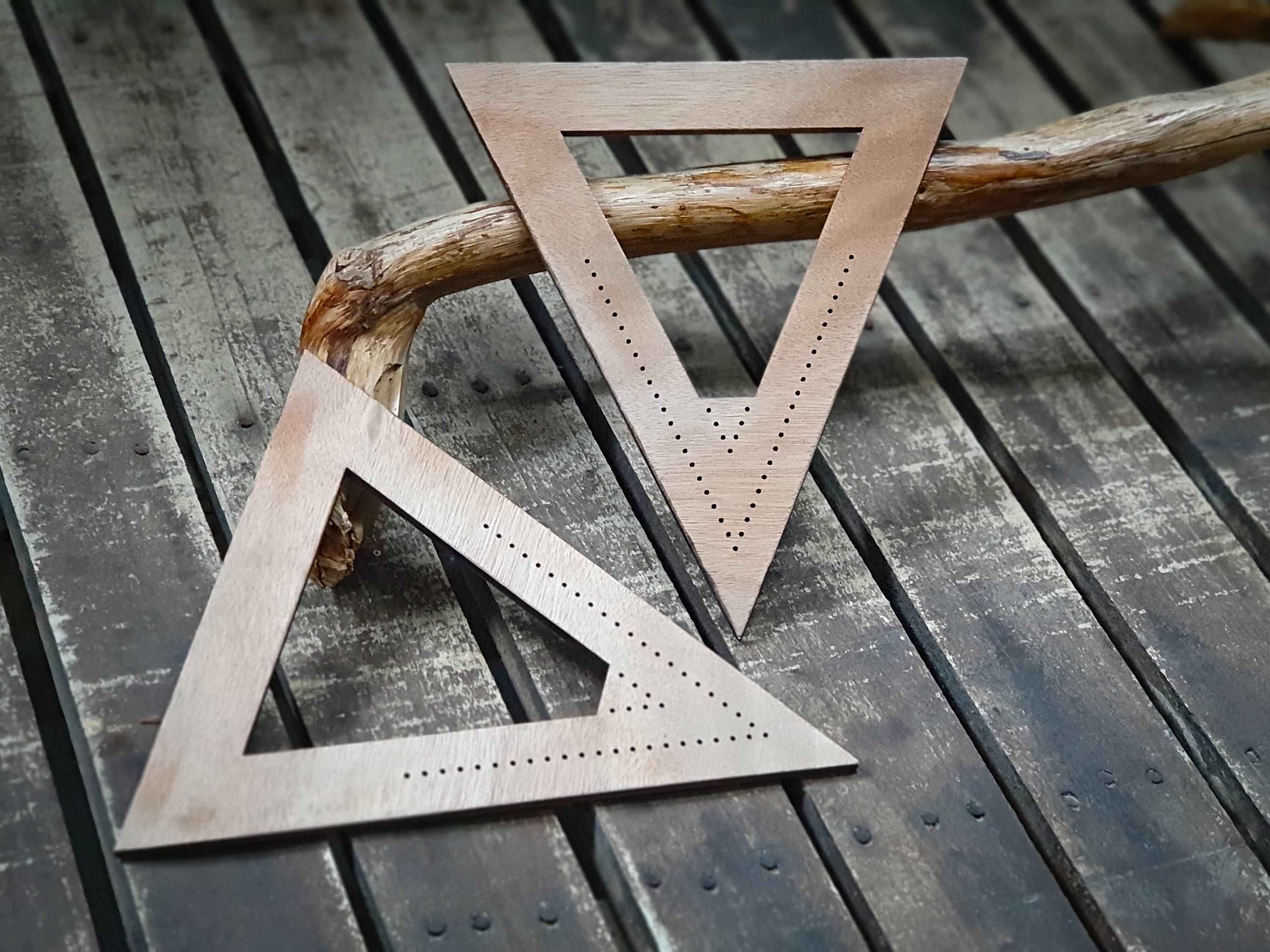 Triangular Wooden Handles for Bags, Plywood Handles for Tote Bags - Etsy