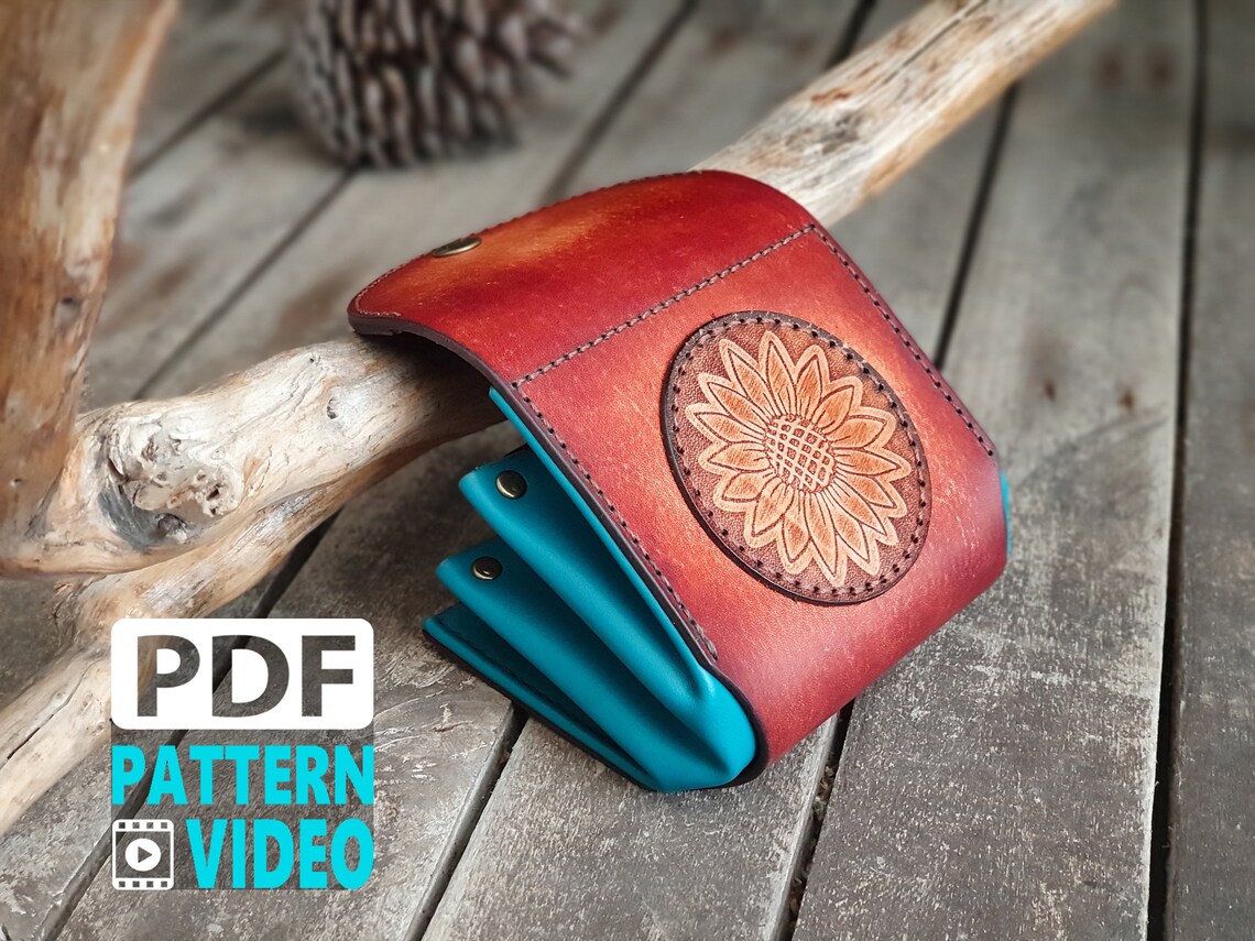 PDF Leather Pattern. Multi-purpose Wallet Pattern and | Etsy