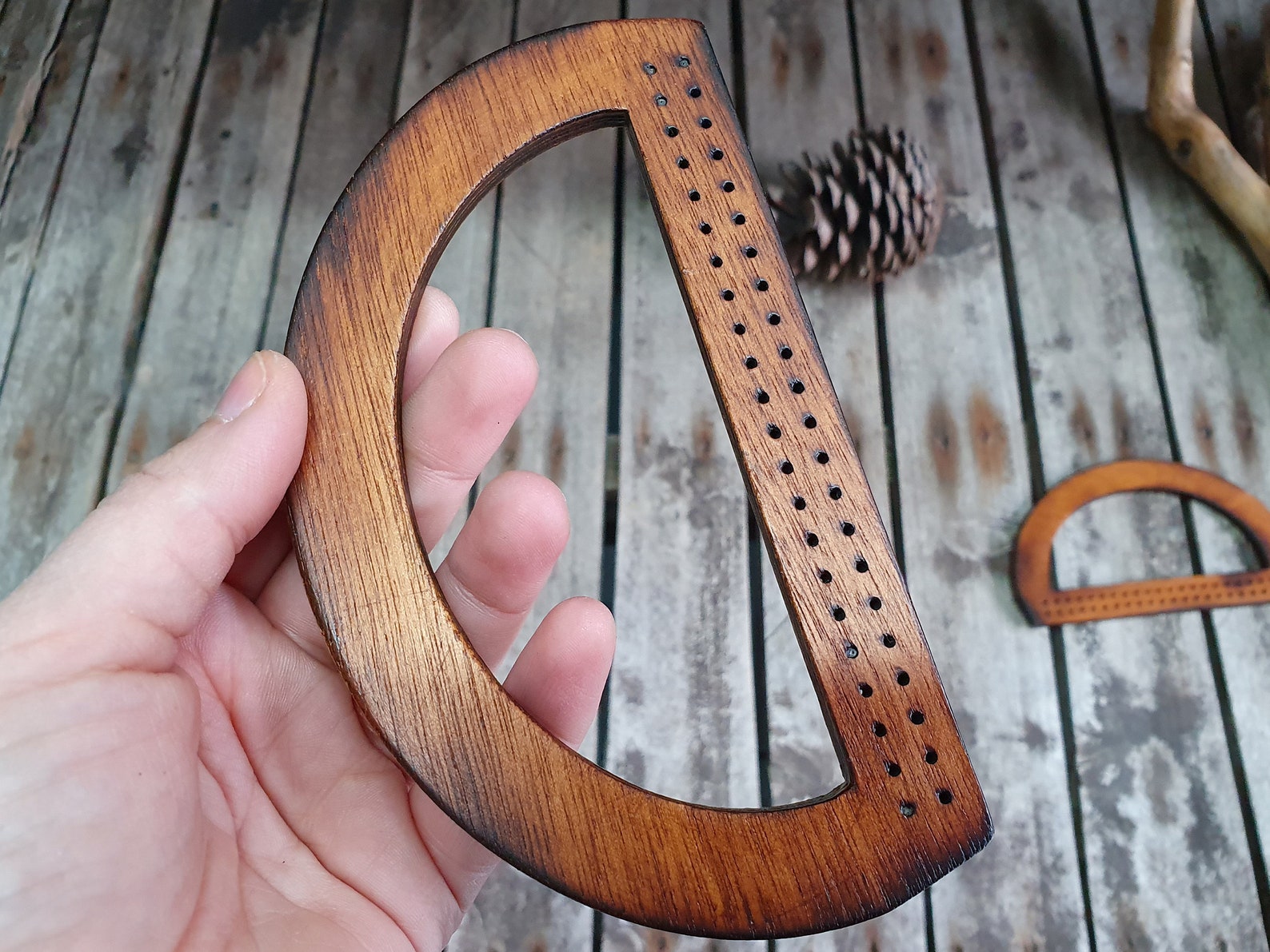 D Shaped Wooden Handles for Bags Plywood Handles for Tote - Etsy