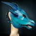 Laser Cut Leather Dragon Mask Pattern, SVG and PDF Leather Pattern, Cosplay Dragon Head Pattern ...