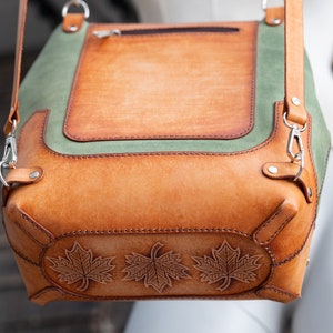 Hybrid Leather Tote Bag PATTERN | Maple Backpack, Shoulder Bag PDF ...