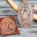 Our Lady of Guadalupe Wooden Stamp for Leather Crafting | 10,5 Cm X 6 ...