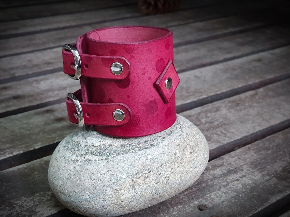 PDF Leather Pattern. Men and Women Leather Cuff Bracelet - Etsy