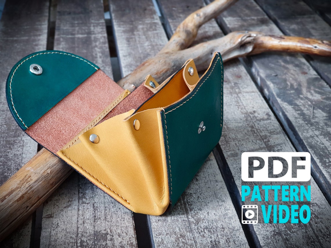 PDF Leather Pattern. Multi-purpose Wallet Pattern and - Etsy