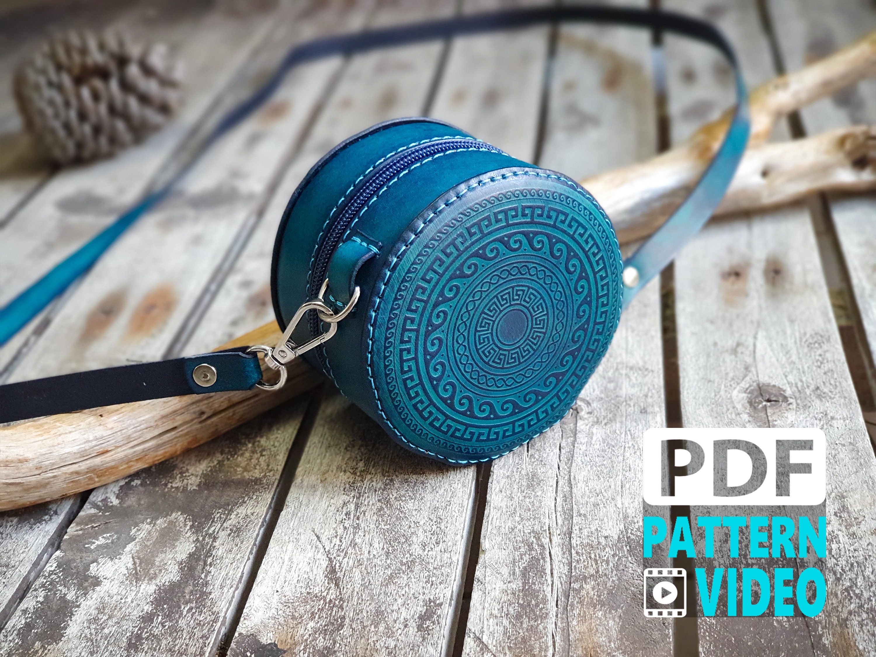 PDF Pattern. Small Round Zipper Pouch. Zipper Make up Bag - Etsy