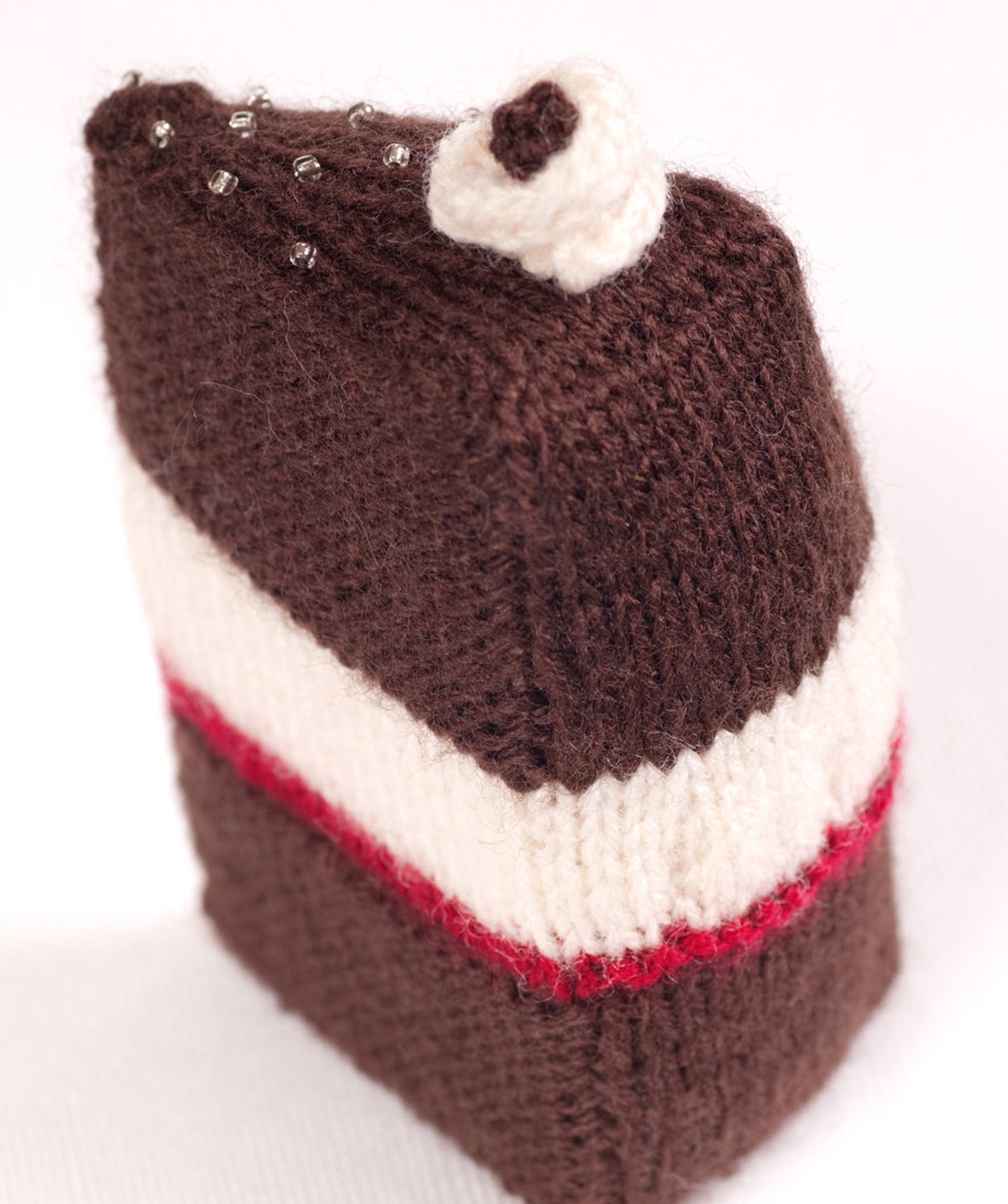 PDF Download - Cake With Slice Cut Out, and the Slice, Knitting Pattern ...