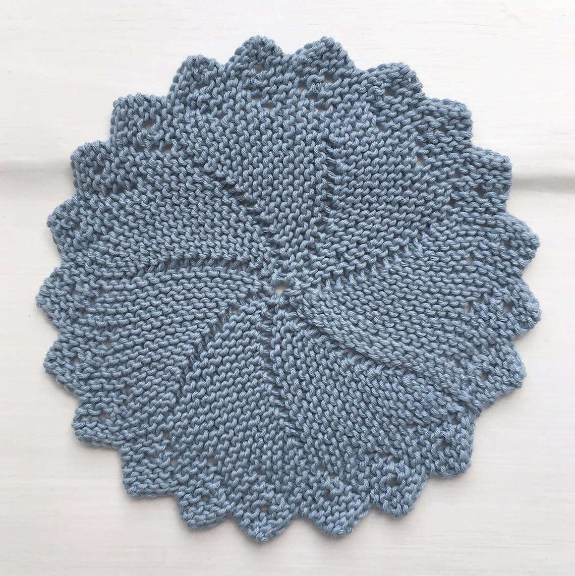PDF Download - Lace Flower Circle Knitting Pattern - Etsy