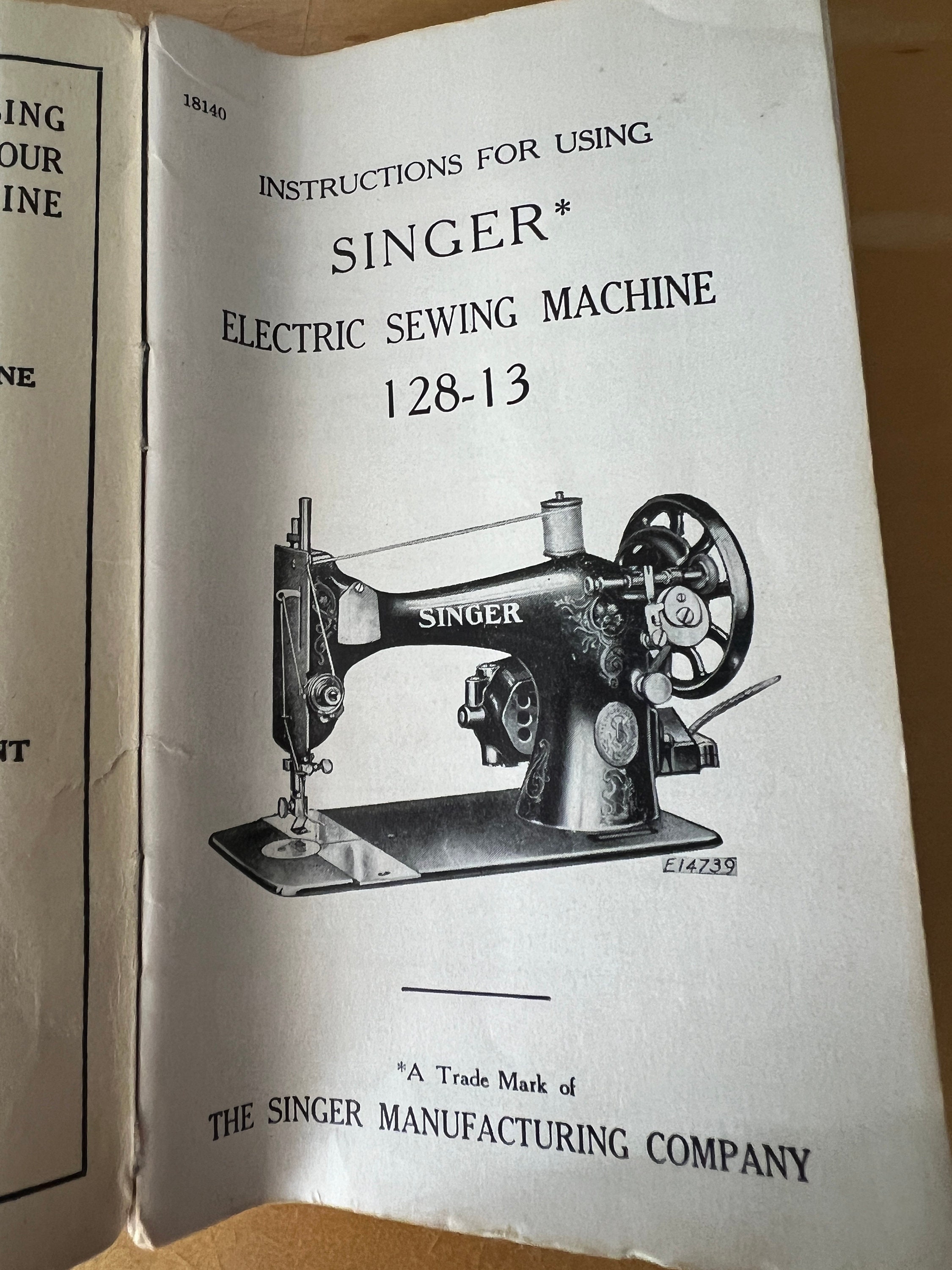 Singer 128-13 Portable Sewing Machine - Etsy