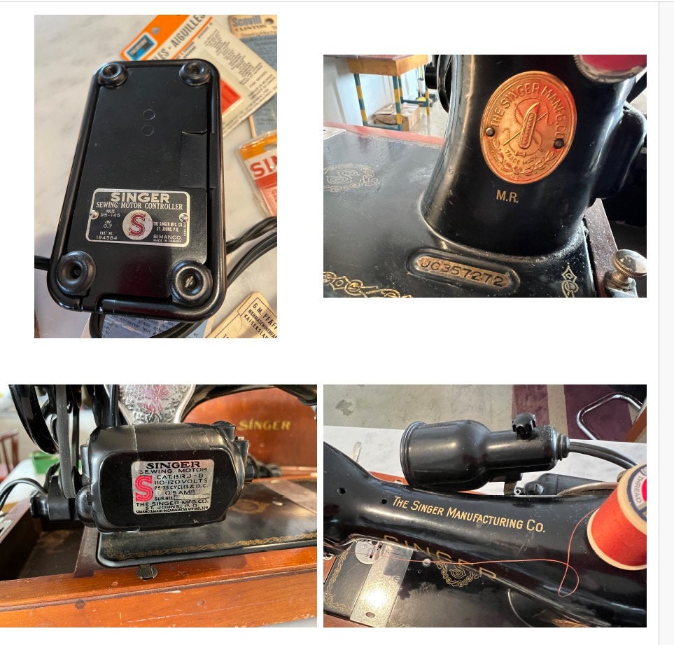 Singer 128-13 Portable Sewing Machine - Etsy