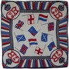 Four Flag Vintage Handkerchief Original Fifties Souvenir Handkerchief ...