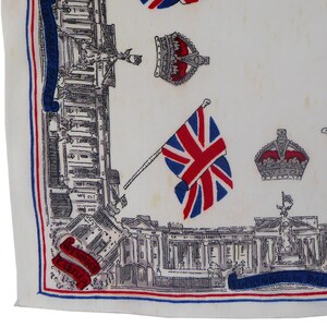 Four Flag Vintage Handkerchief Original Fifties Souvenir Handkerchief ...