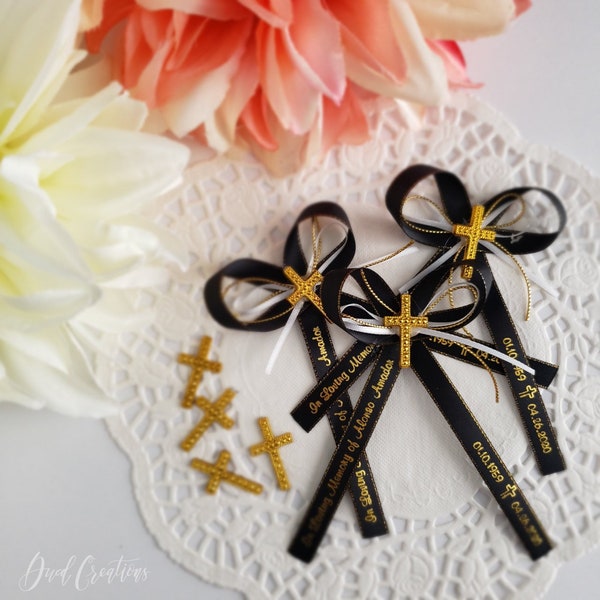 Funeral Favor Ribbons - Etsy
