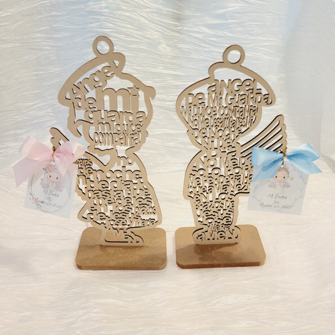 Center Piece for Baptism for Boy or Girl, Boy Angel, Girl Angel ...