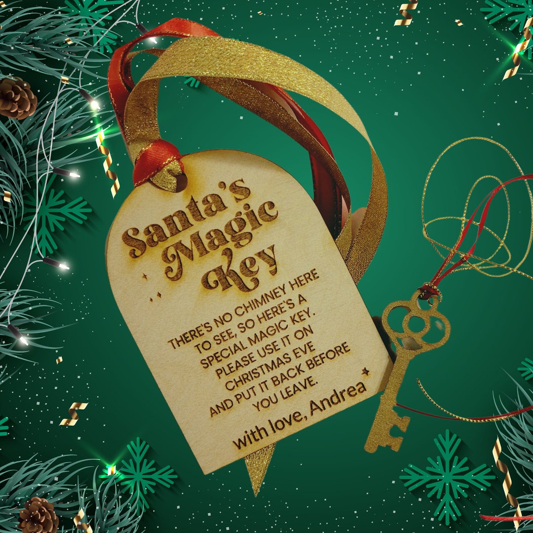 Custom Santa's Magic Keykey for Santa Clausechristmas - Etsy