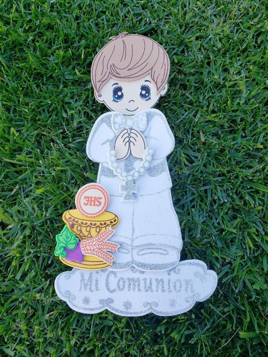 Holy Mementos/first Communion Keepsakes/girl Communion Foam Cutout/holy ...