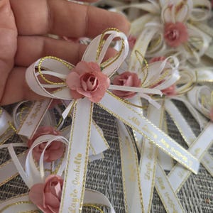 Personalized Quinceañera Favor Ribbons: Set of 12 Sweet Fifteen Capias ...