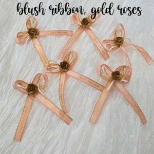 Personalized Quinceañera Favor Ribbons: Set of 12 Sweet Fifteen Capias ...