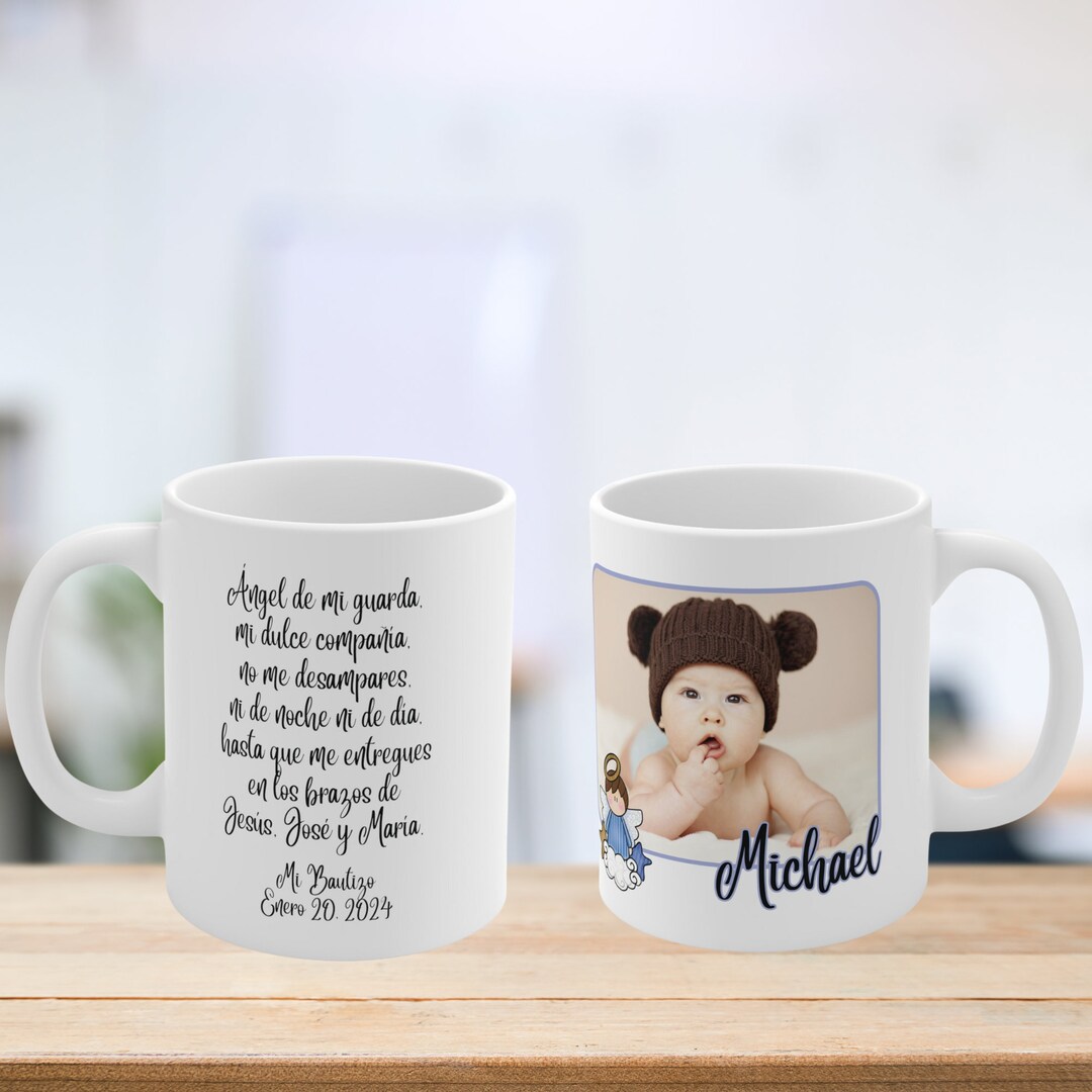 Custom Baptism Ceramic Mug 11oz, With Picture,personalized Baptism ...
