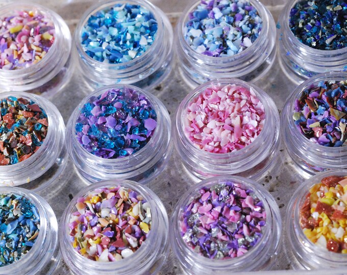 Frit Blend Mini Sample Set - Glass Frit Blend - Coe 92 - 96 (suitable ...