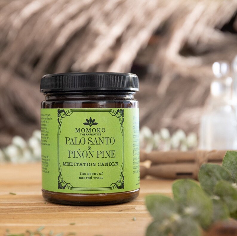 Palo Santo and Pinon Pine Meditation Candle Soy Wax - Etsy