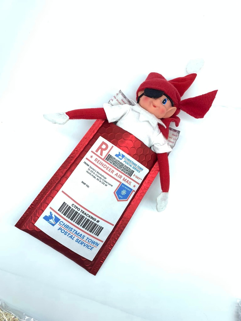 Elf Prop Elf Arrival Envelope or Box Departure NO DOLL - Etsy