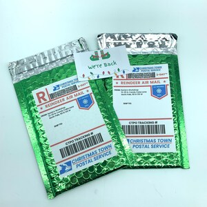 Elf Prop Elf Arrival Envelope or Box Departure NO DOLL - Etsy