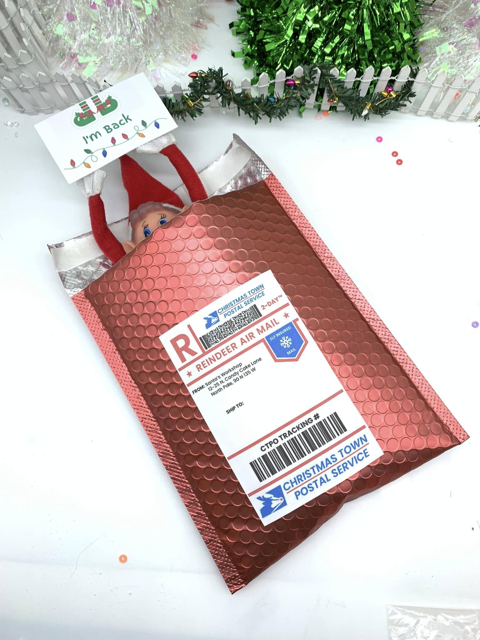 Elf Prop Elf Arrival Envelope or Box Departure NO DOLL - Etsy