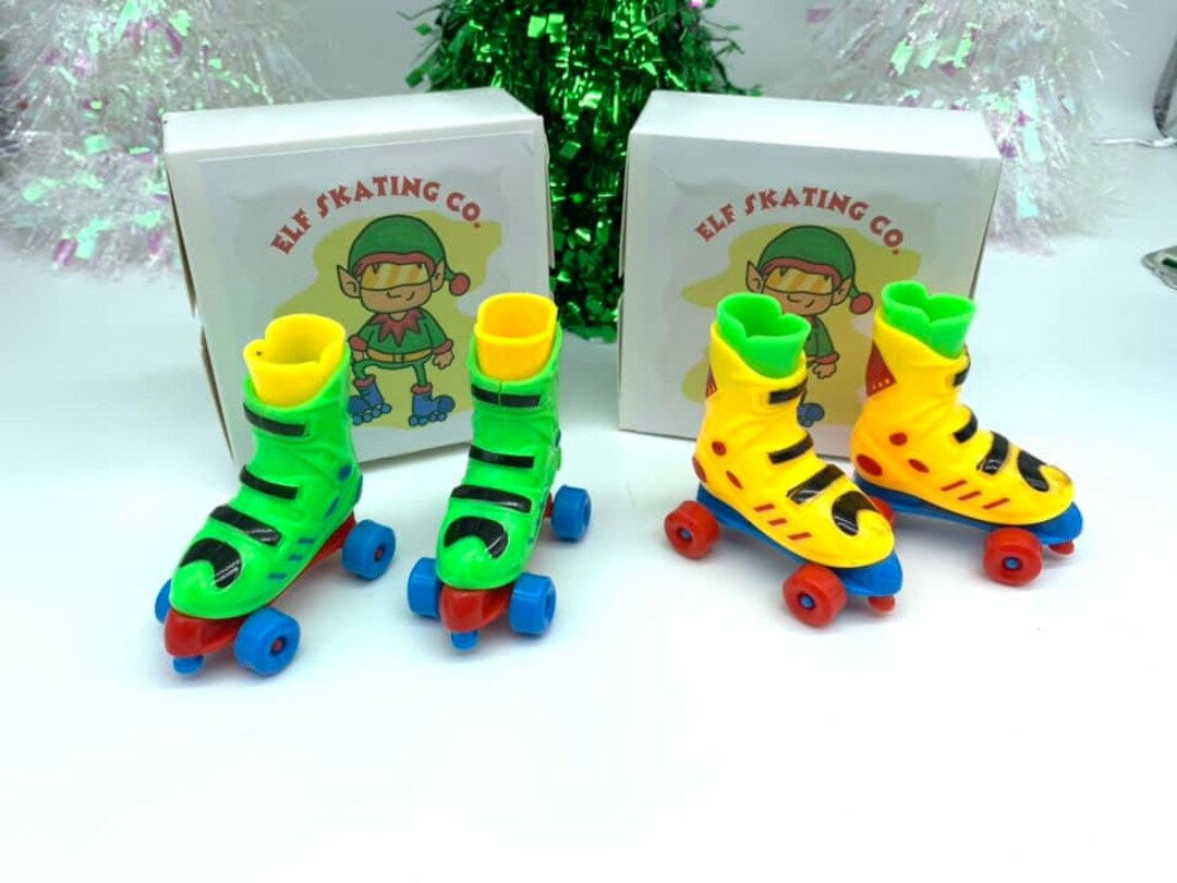 Elf Sized Roller Skates: Christmas Elf Prop - Etsy