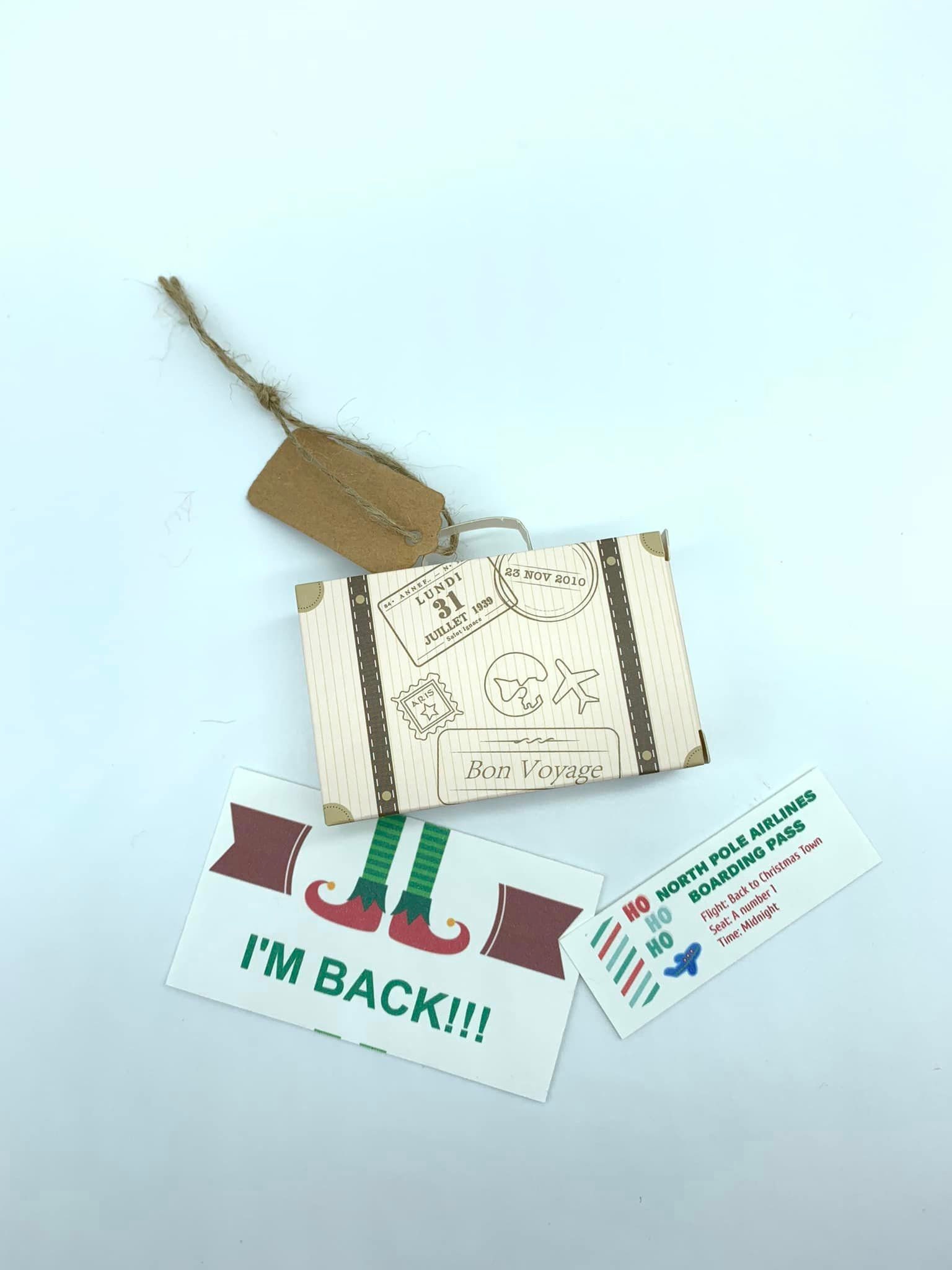 Elf Prop Elf Arrival Envelope or Box Departure NO DOLL - Etsy