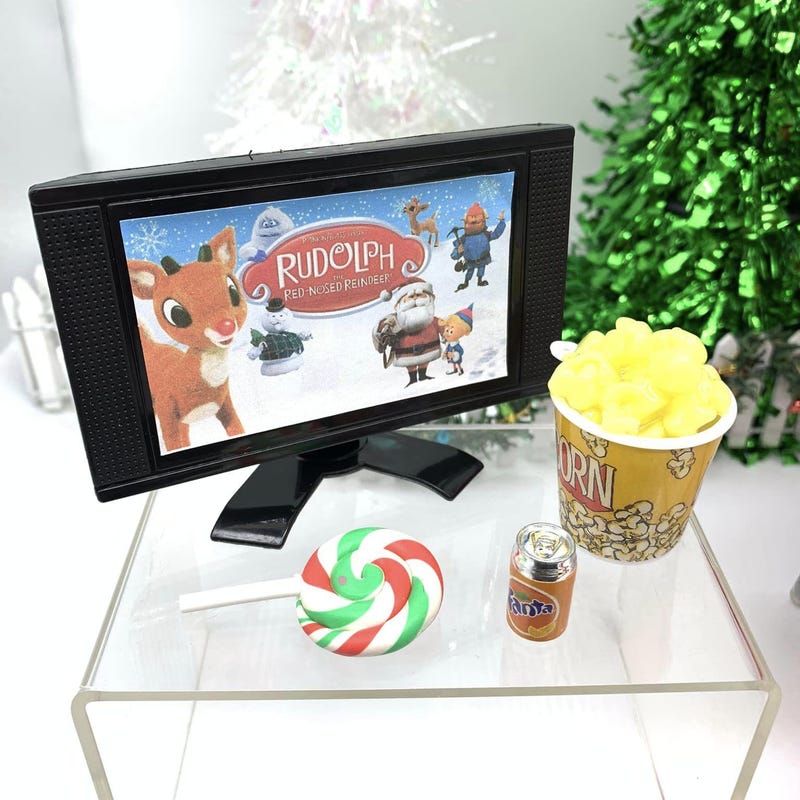 Miniature Prop Tv - Etsy