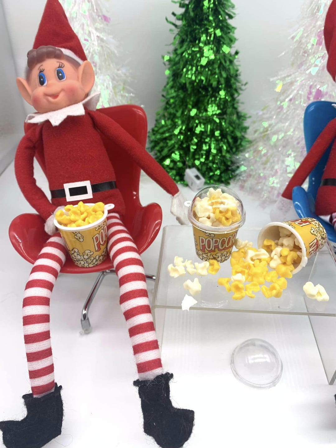 Miniature Popcorn Tub: Elf Prop Dollhouse Accessory - Etsy