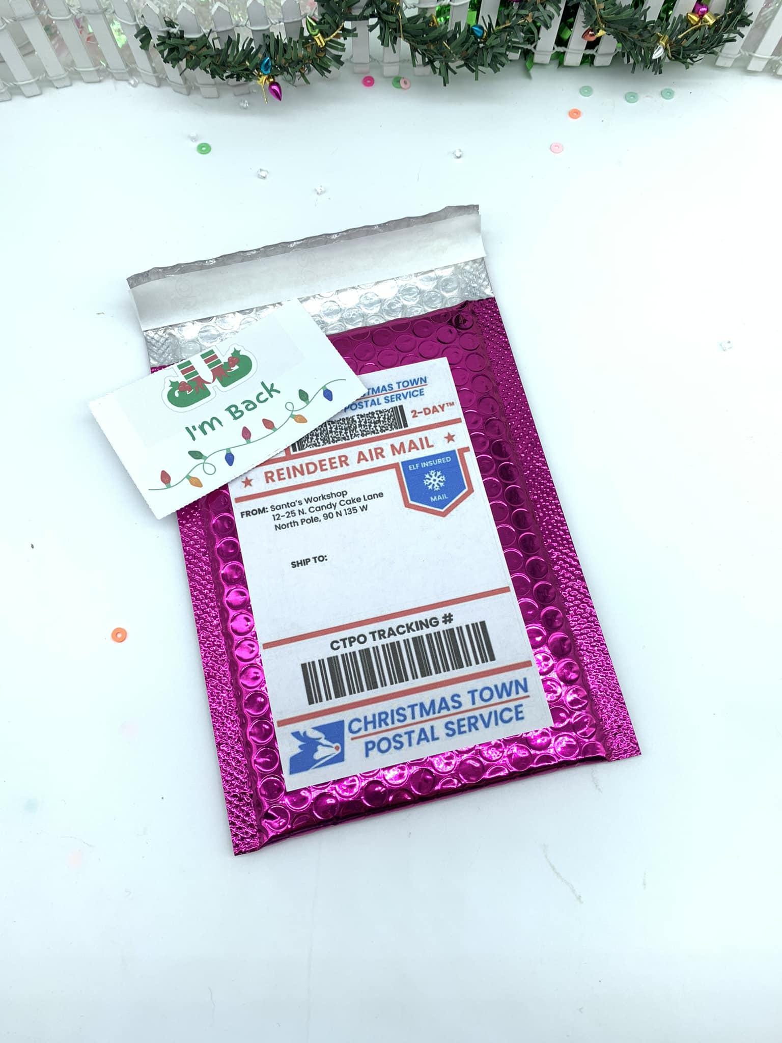 Elf Prop Elf Arrival Envelope or Box Departure NO DOLL - Etsy