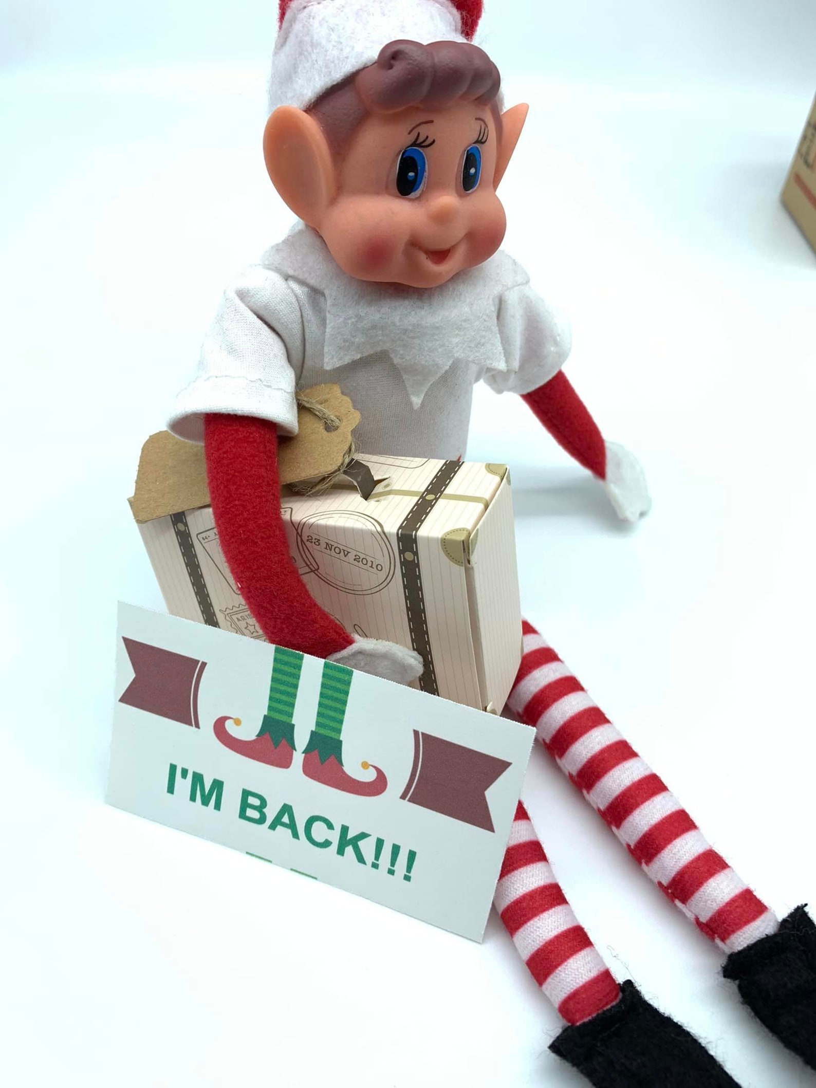 Elf Prop Elf Arrival Envelope or Box Departure NO DOLL - Etsy