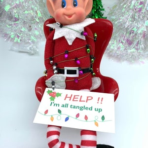 Elf Props 3 Foot Fake Elf Christmas Lights NO DOLL - Etsy