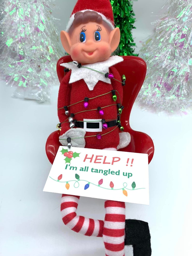 Elf Props 3 Foot Fake Elf Christmas Lights NO DOLL - Etsy