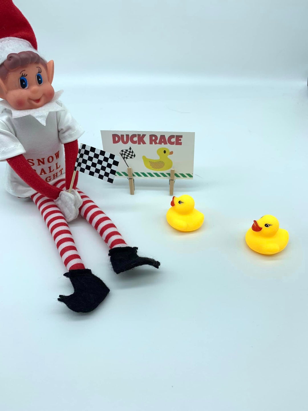 Elf Prop Duck Race Rubber Duckies Ducks Diorama Scenes Bath - Etsy