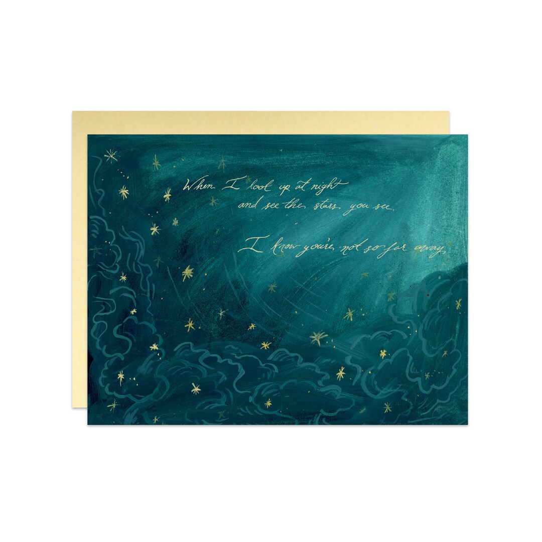 Stardust Love Card - Etsy